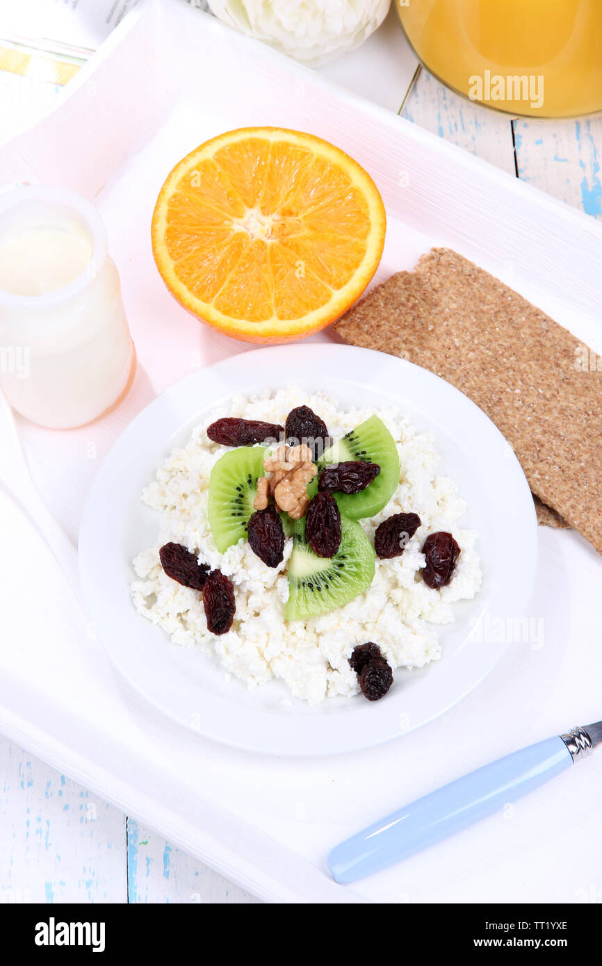 Easy fitness food to sustain shape in form Stock Photo - Alamy