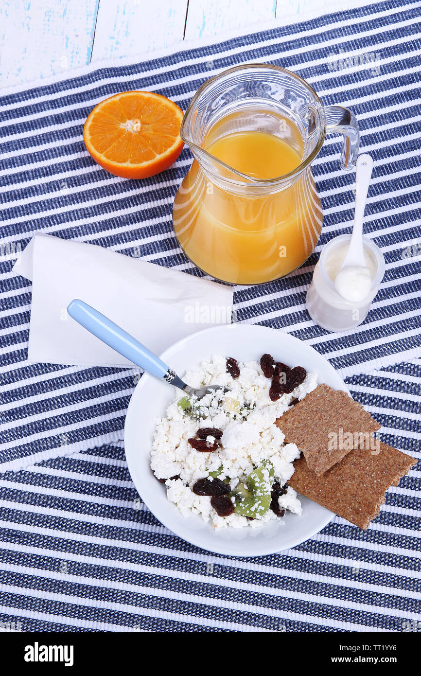 Easy fitness food to sustain shape in form Stock Photo - Alamy