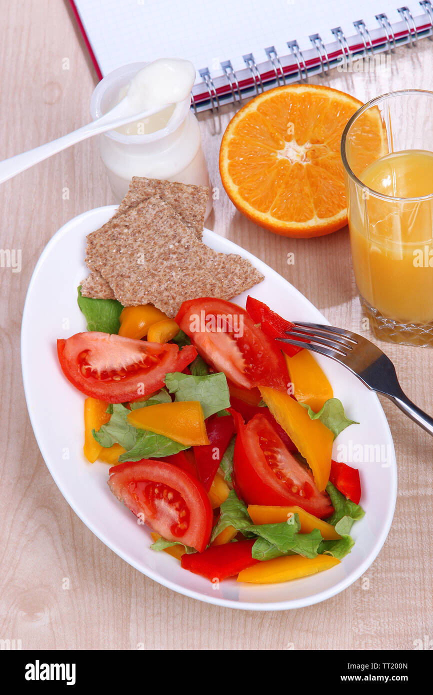 Easy fitness food to sustain shape in form Stock Photo - Alamy
