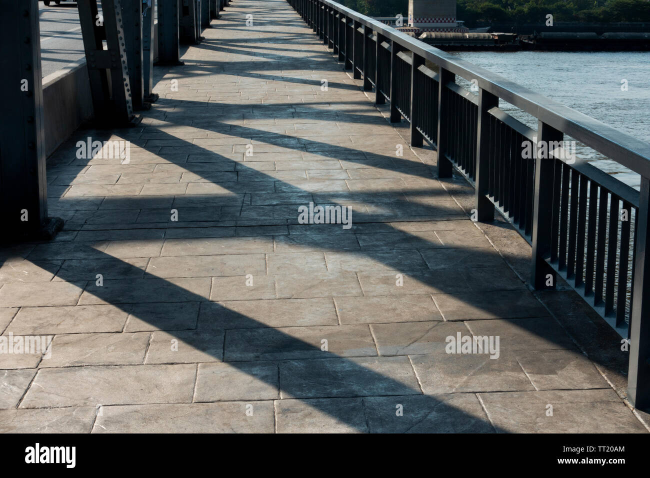 shadow and stone bridge Stock Photo - Alamy