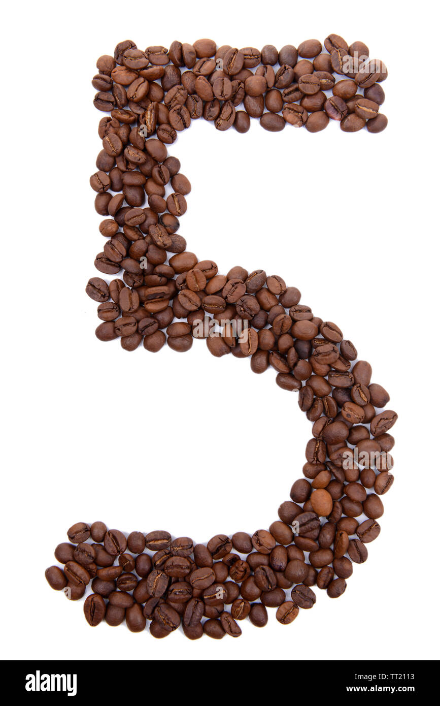 Number from coffee beans hi-res stock photography and images - Alamy