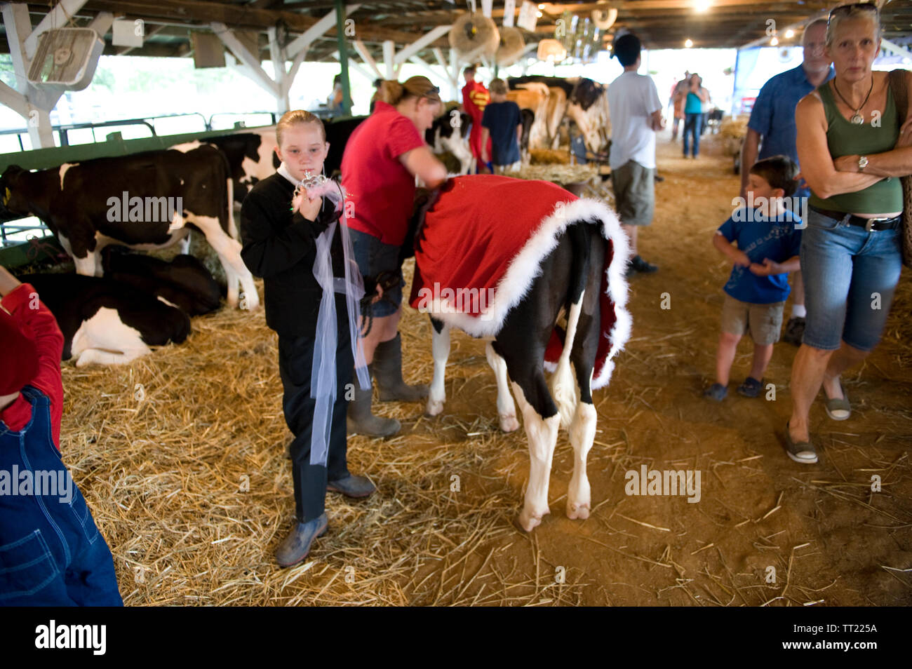 It was dress up the dairy cow contest day at the 55th Annual Clarke ...