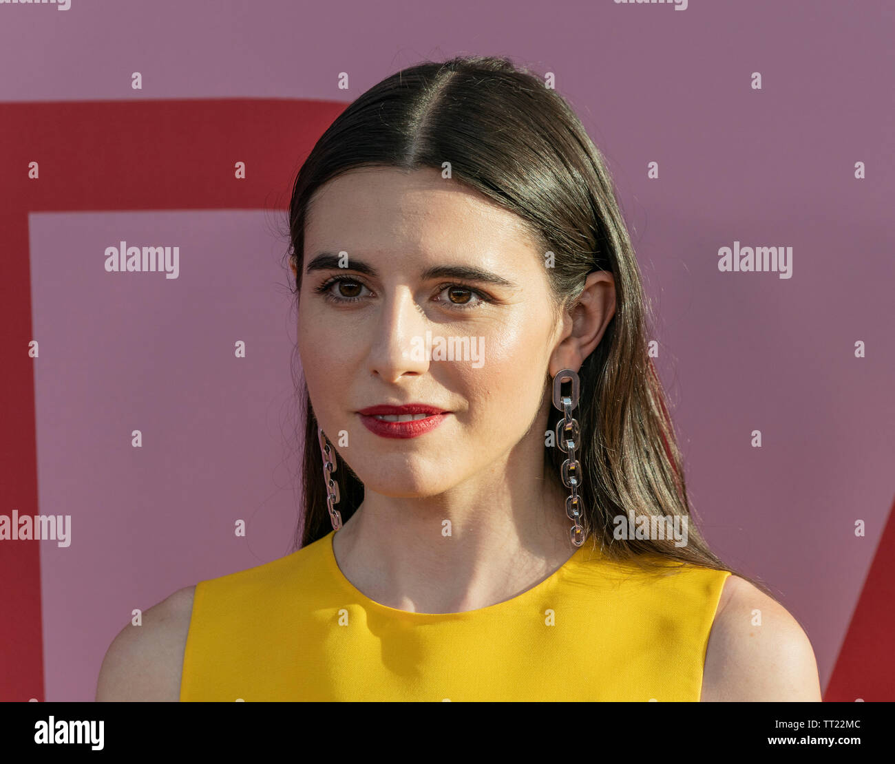 New York, NY - June 3, 2019: Marianne Rendon wearing dress by Jonathan ...