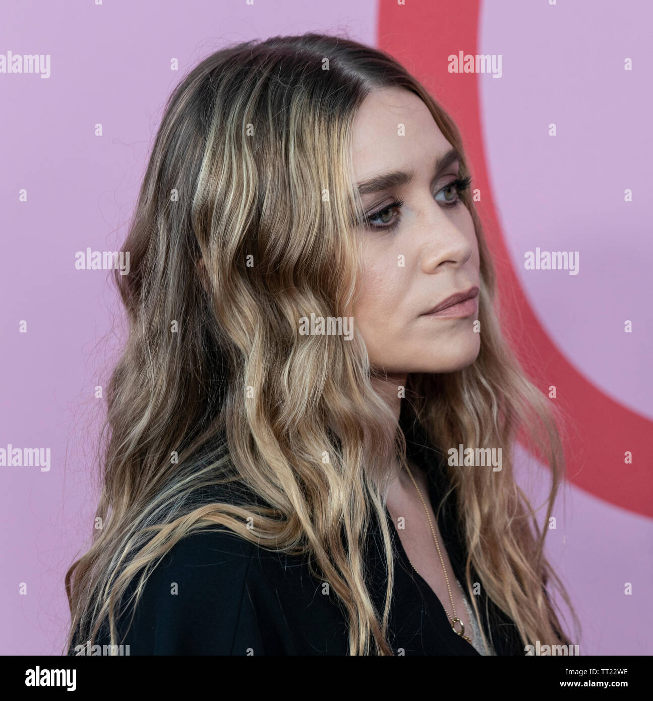 New York, NY - June 3, 2019: Mary-Kate Olsen wearing dress by The Row ...
