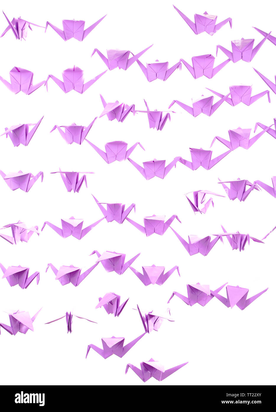 Set origami paper cranes hi-res stock photography and images - Alamy