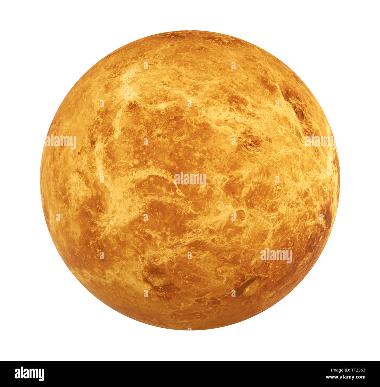 Planet Venus Isolated Stock Photo - Alamy