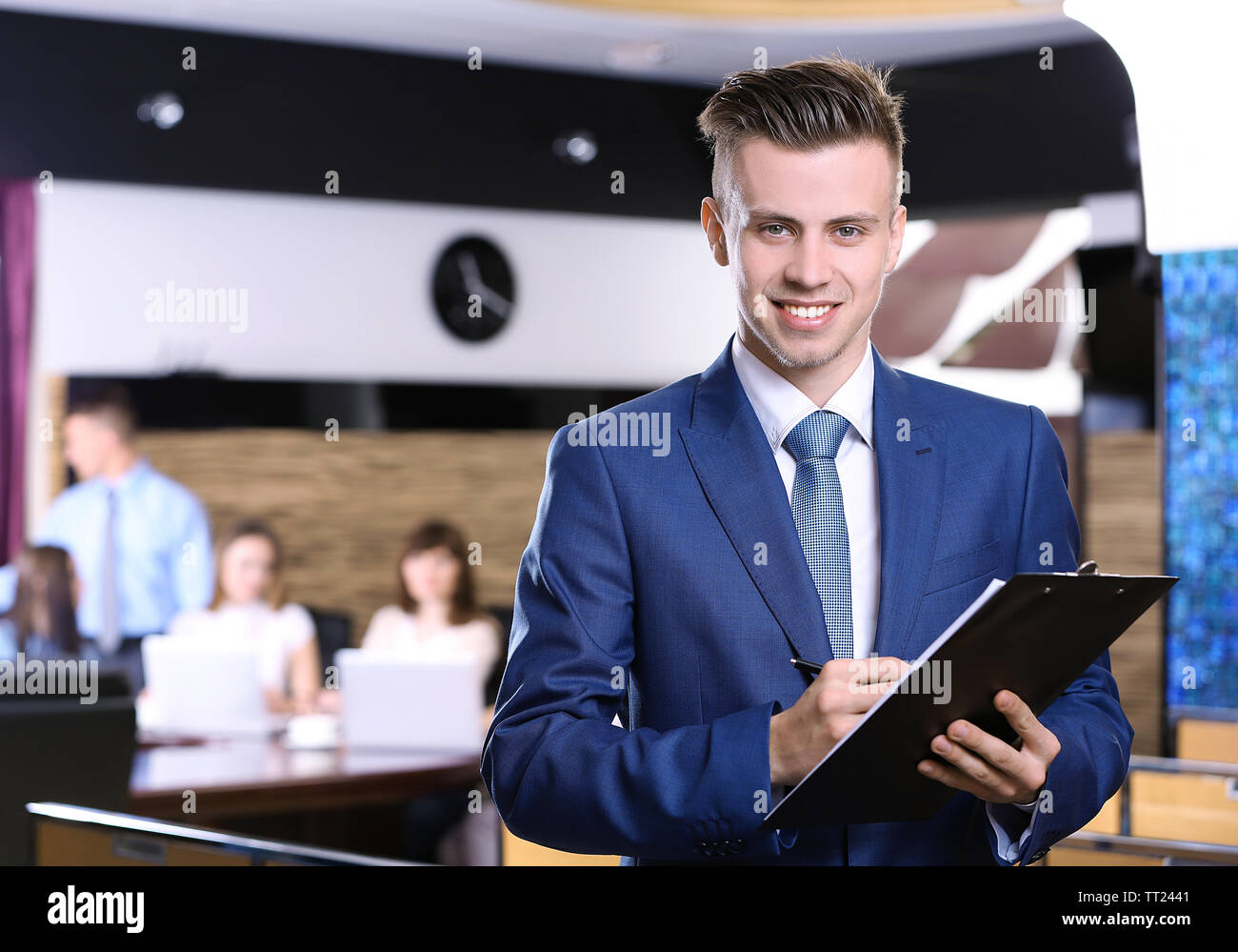 Businessmen in conference room Stock Photo - Alamy