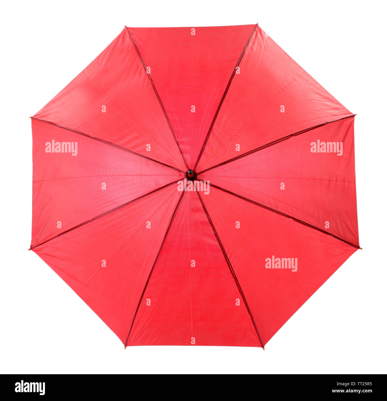 Red Umbrella isolated on white Stock Photo - Alamy
