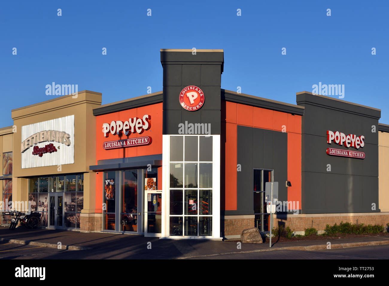 Ottawa, Canada - June 11, 2019: Popeyes Louisiana Kitchen at College ...