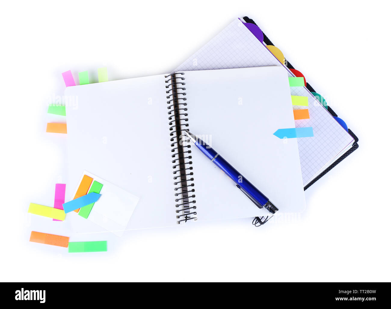 Notebook pen stickers on Cut Out Stock Images & Pictures - Alamy