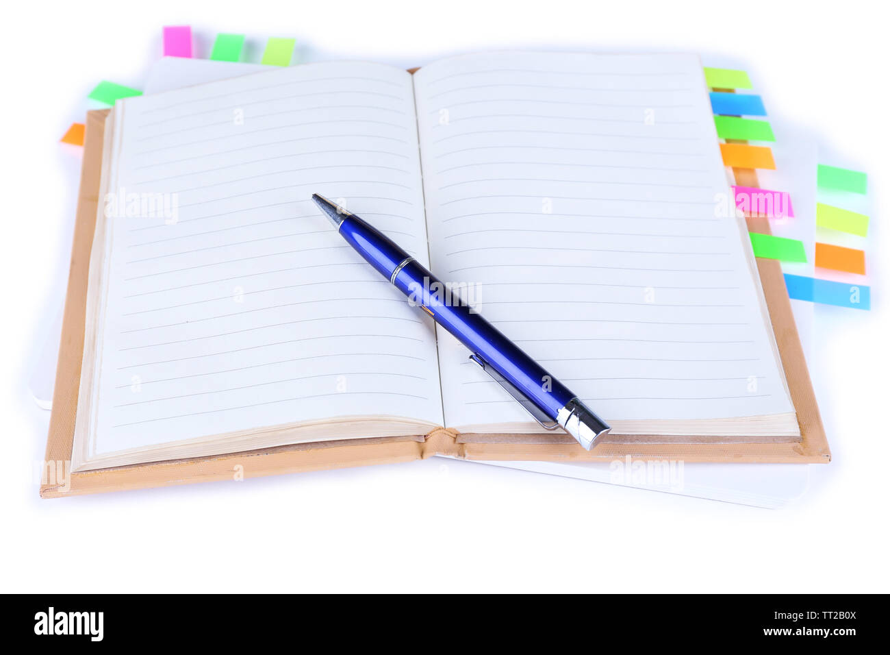 Notebook pen stickers on Cut Out Stock Images & Pictures - Alamy