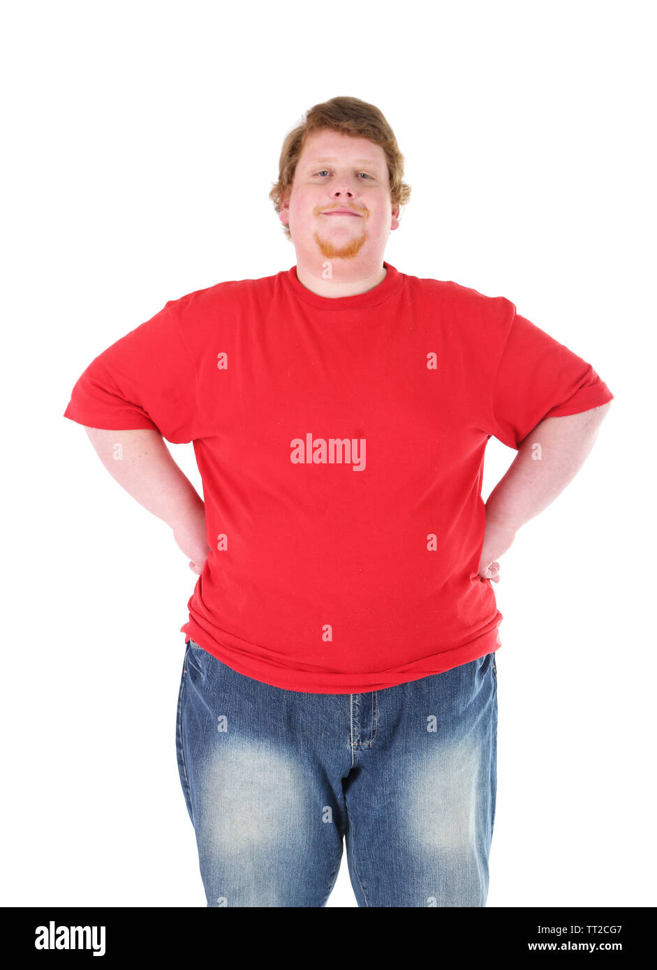 Fat Man Isolated On White Stock Photo Alamy fat-man-isolated-on-white-stock-photo-alamy