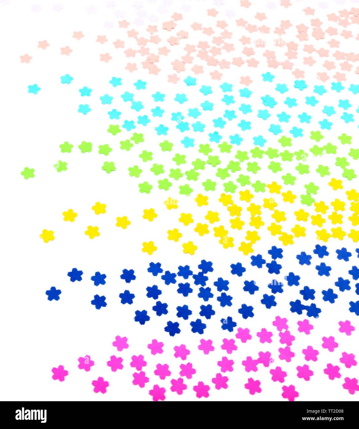 Confetti isolated on white Stock Photo - Alamy