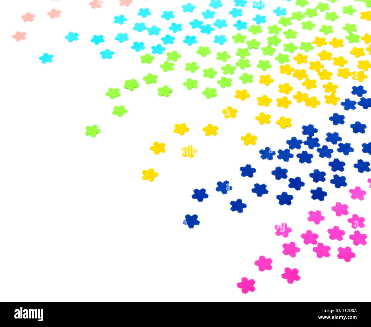 Confetti isolated on white Stock Photo - Alamy