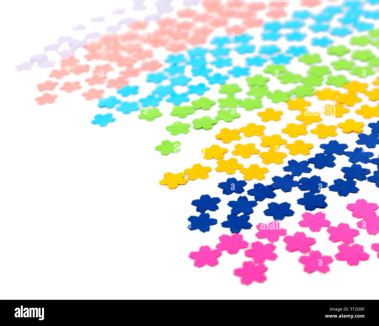 Confetti isolated on white Stock Photo - Alamy