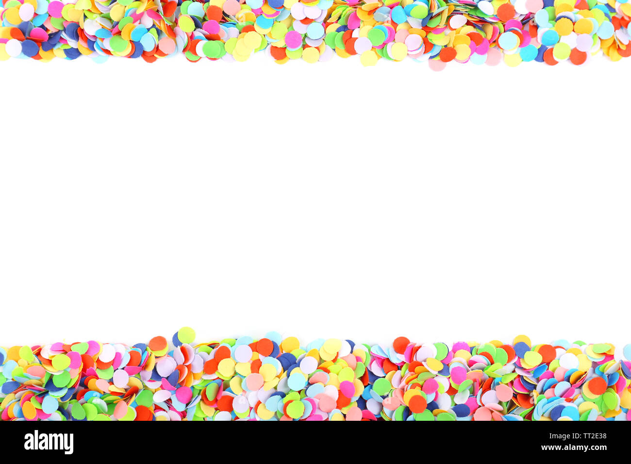Confetti isolated on white Stock Photo - Alamy