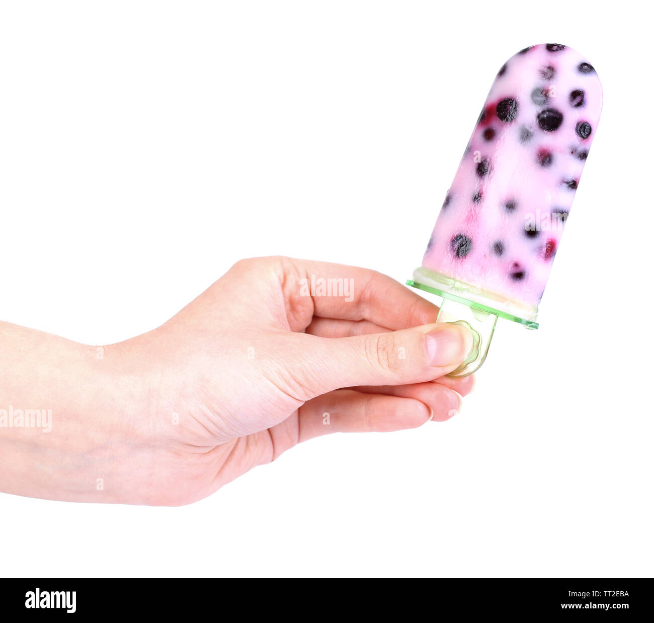Ice cream popsicle hand Cut Out Stock Images & Pictures - Alamy