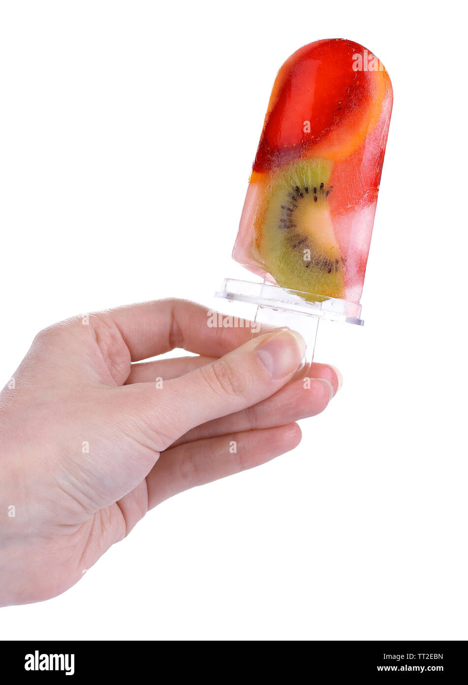 Ice cream popsicle hand Cut Out Stock Images & Pictures - Alamy