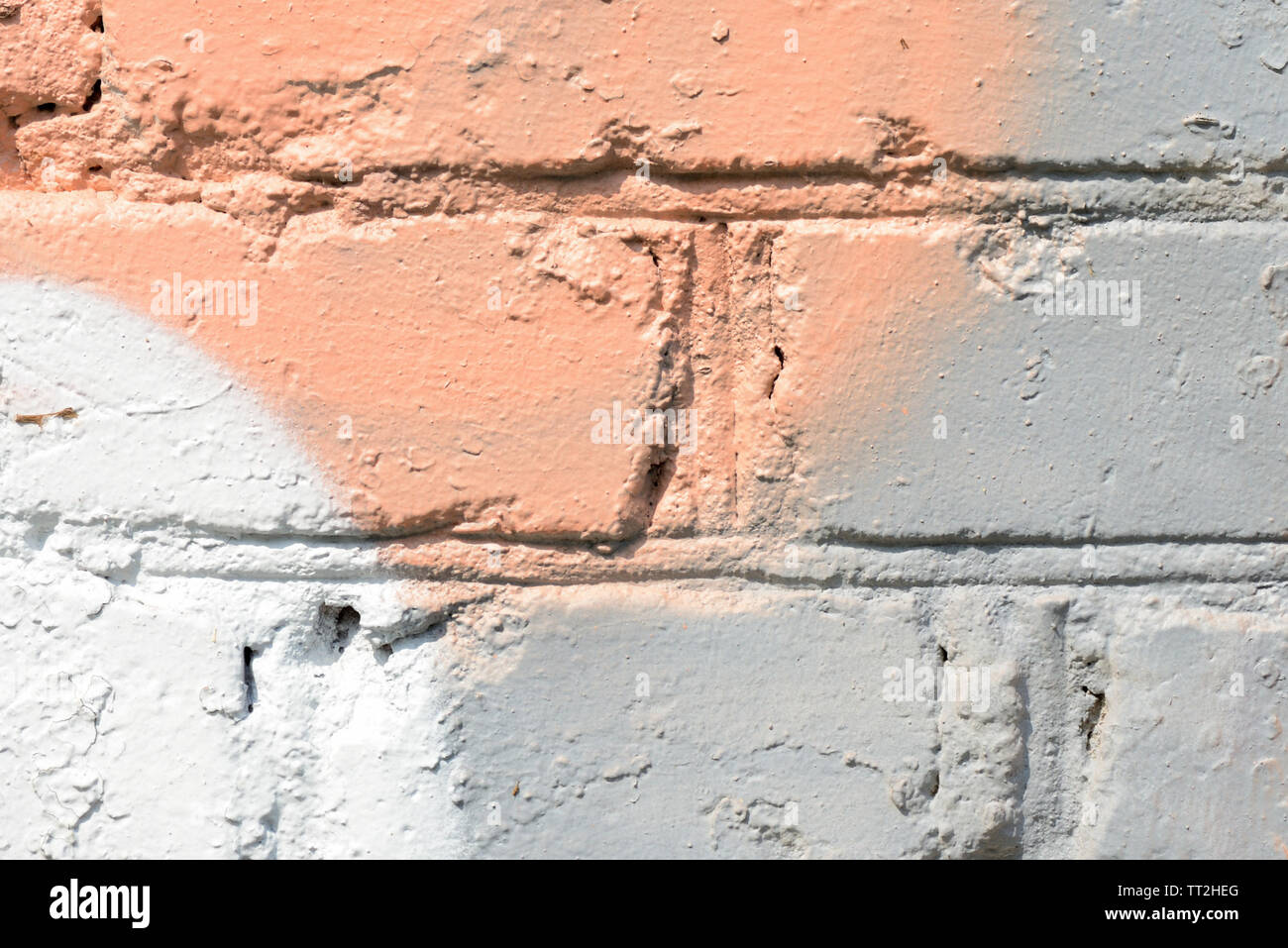 Colorful painted brick wall close up. Abstract background Stock Photo ...