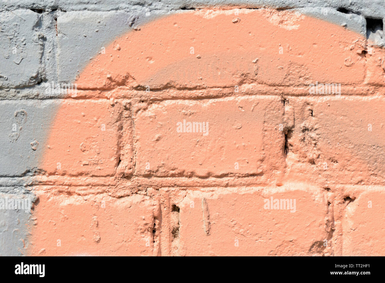 Colorful painted brick wall close up. Abstract background Stock Photo ...