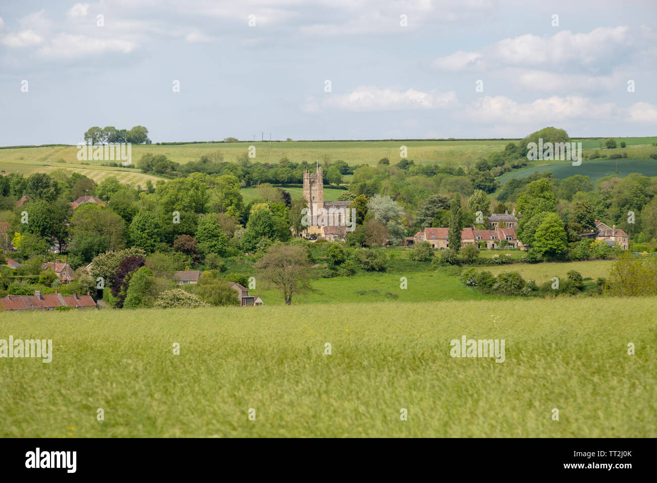 Village parish Church of St Margaret of Antioch, Wellow, Somerset ...