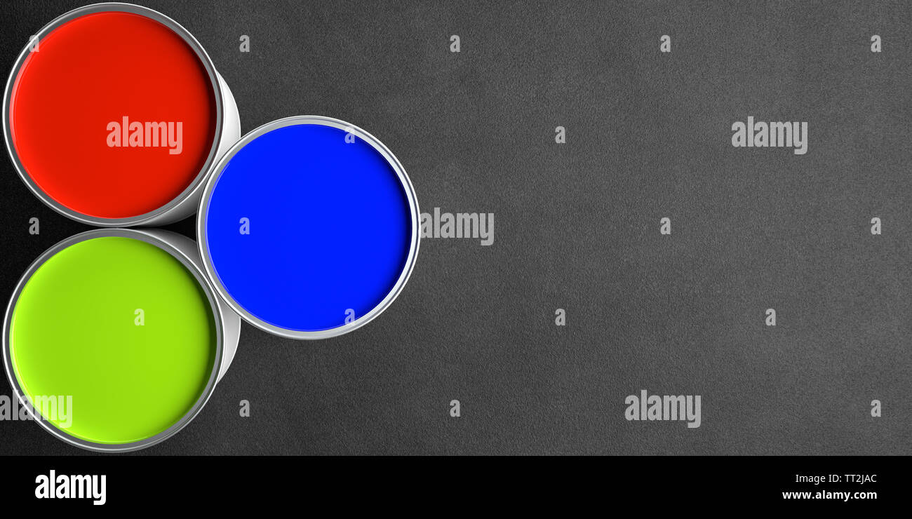 Paint pot colours hi-res stock photography and images - Alamy