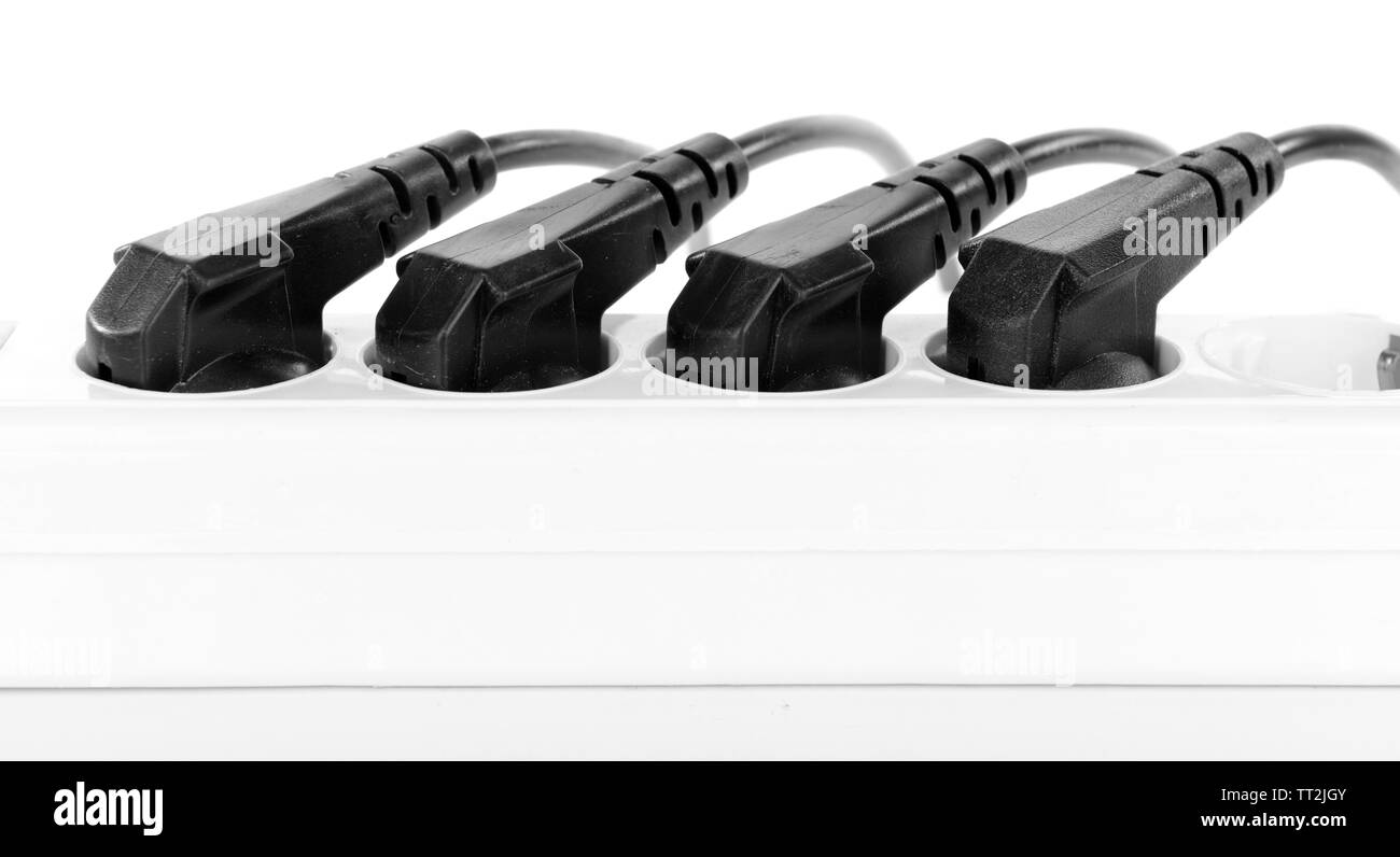 Too many plugs Black and White Stock Photos & Images - Alamy