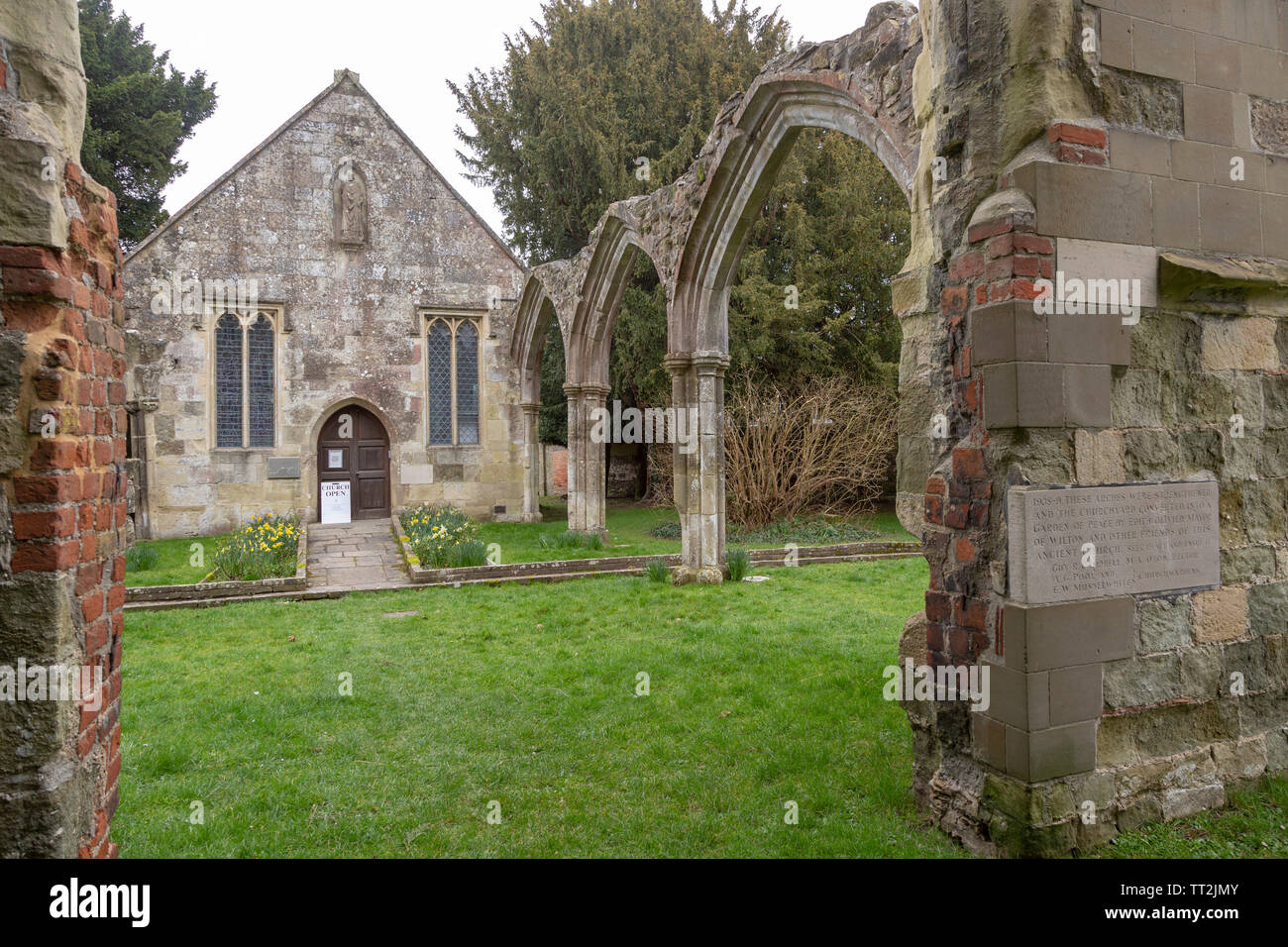 Church of Saint Mary, Wilton Old Church, Wilton, Wiltshire, England, UK ...