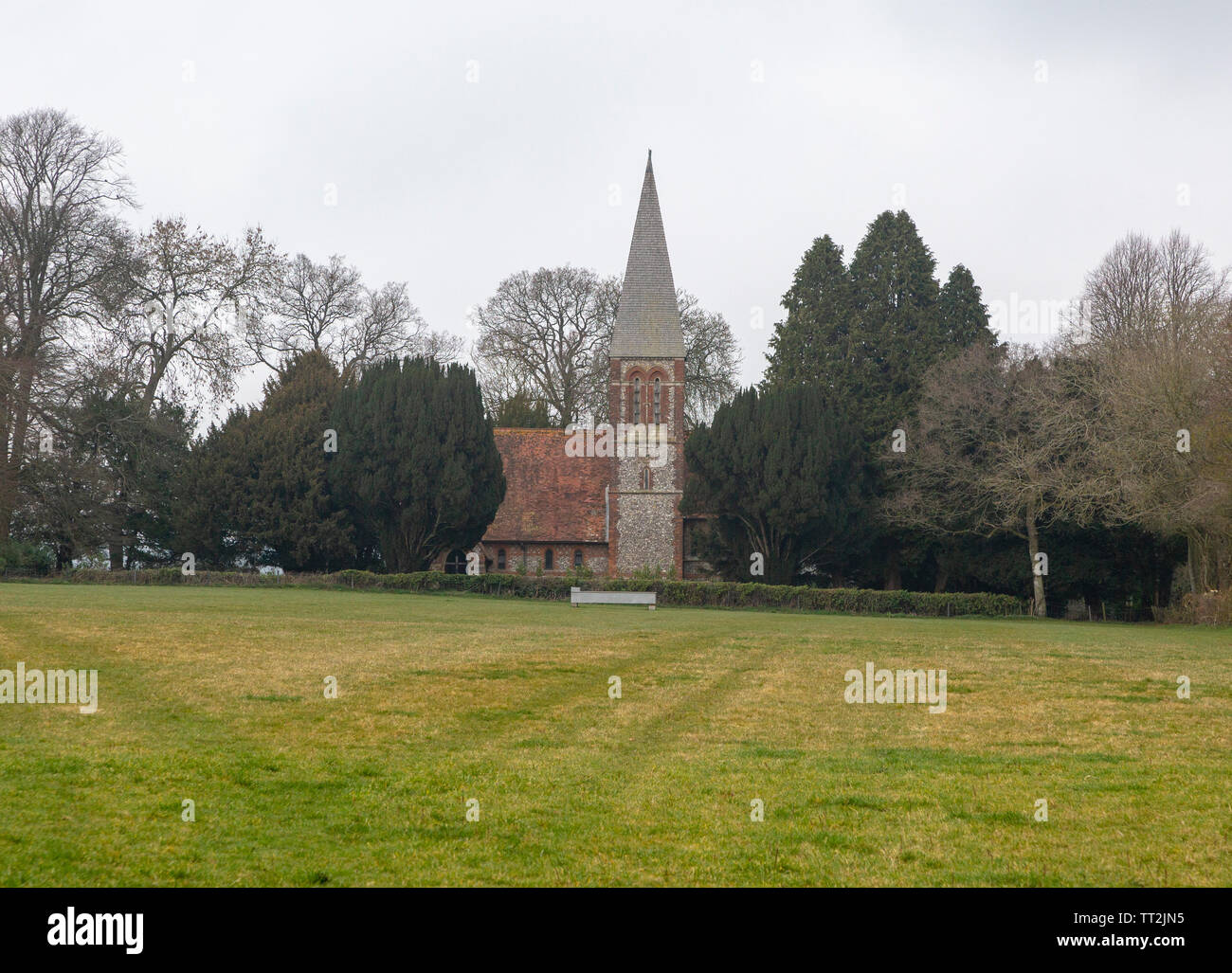 Village parish church of Saint Mary, Chute Forest, Wiltshire, England ...