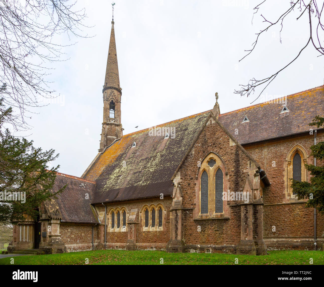 Victorian 19th century architecture church of Saint Mary, South ...