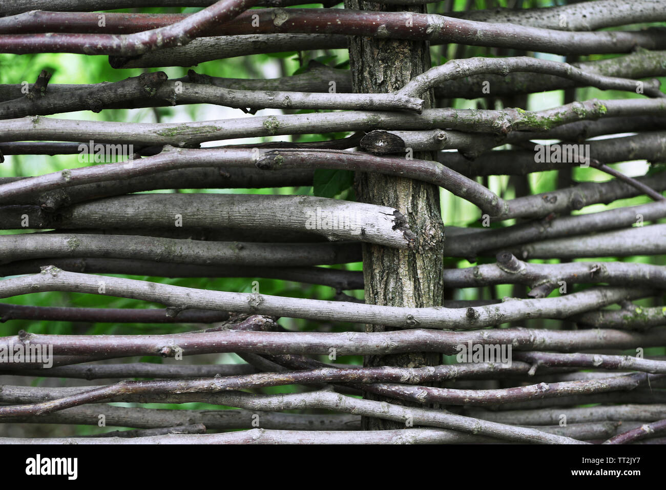 Interwoven Fence High Resolution Stock Photography and Images - Alamy