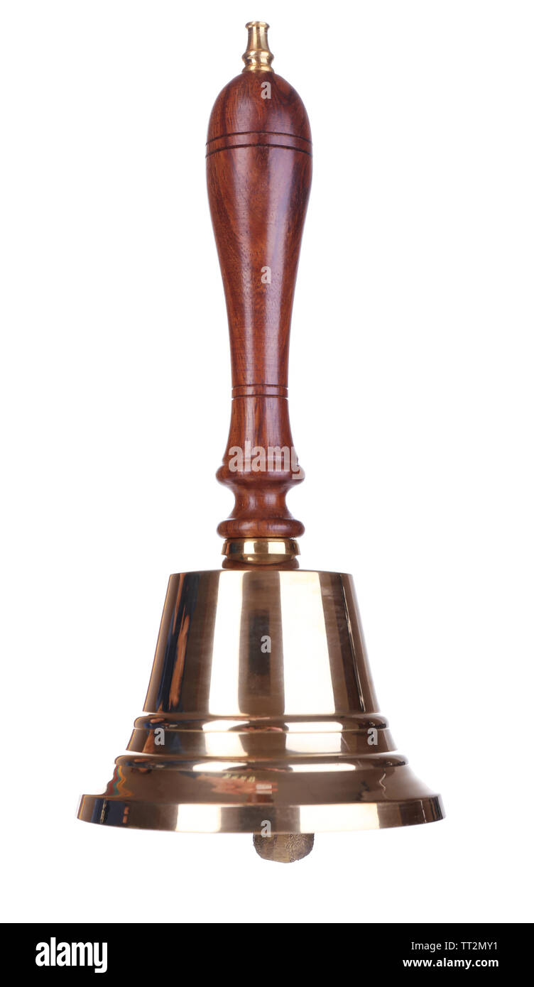 Antique school bell Cut Out Stock Images & Pictures - Alamy