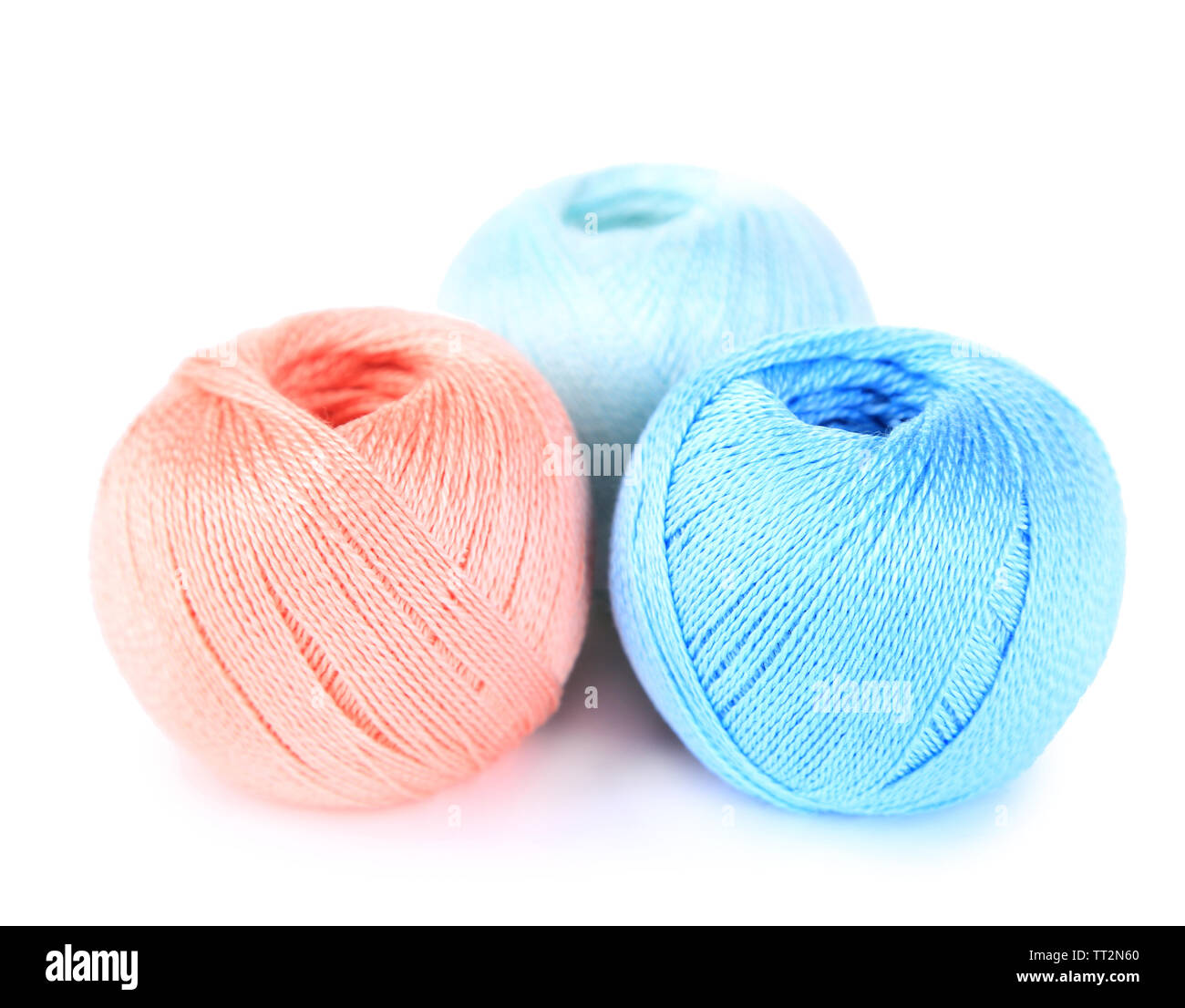 Colorful clews isolated on white Stock Photo - Alamy
