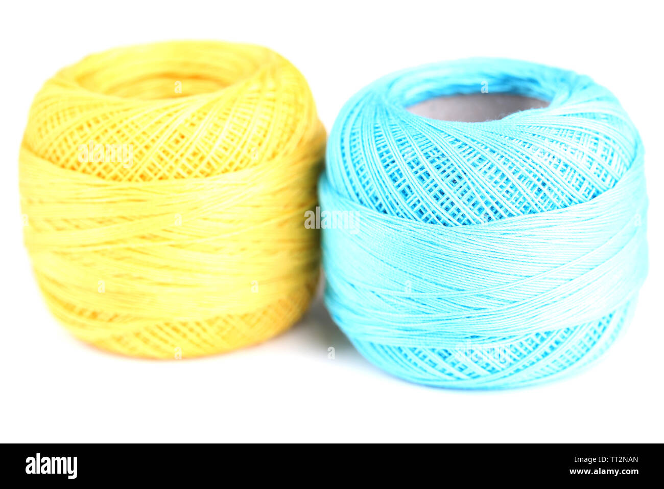 Colorful clews isolated on white Stock Photo - Alamy