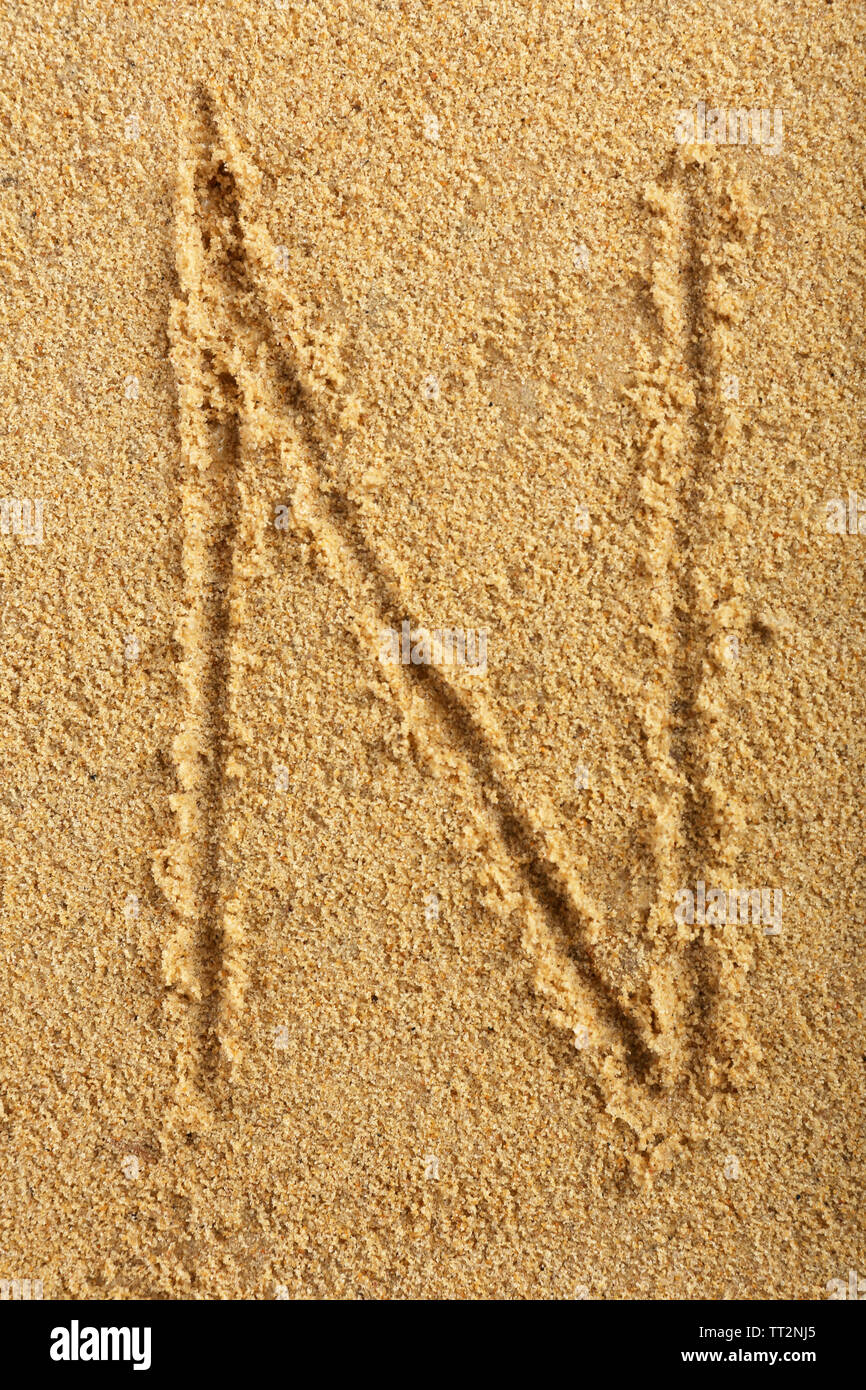 Letter n sign language drawing hi-res stock photography and images - Alamy