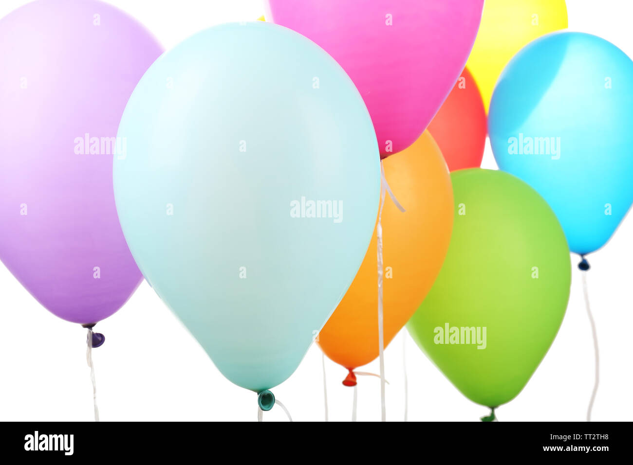 Color balloons close up Stock Photo - Alamy