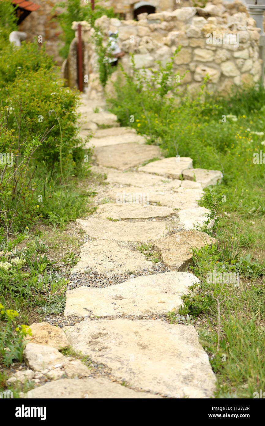 Stone trail hi-res stock photography and images - Alamy