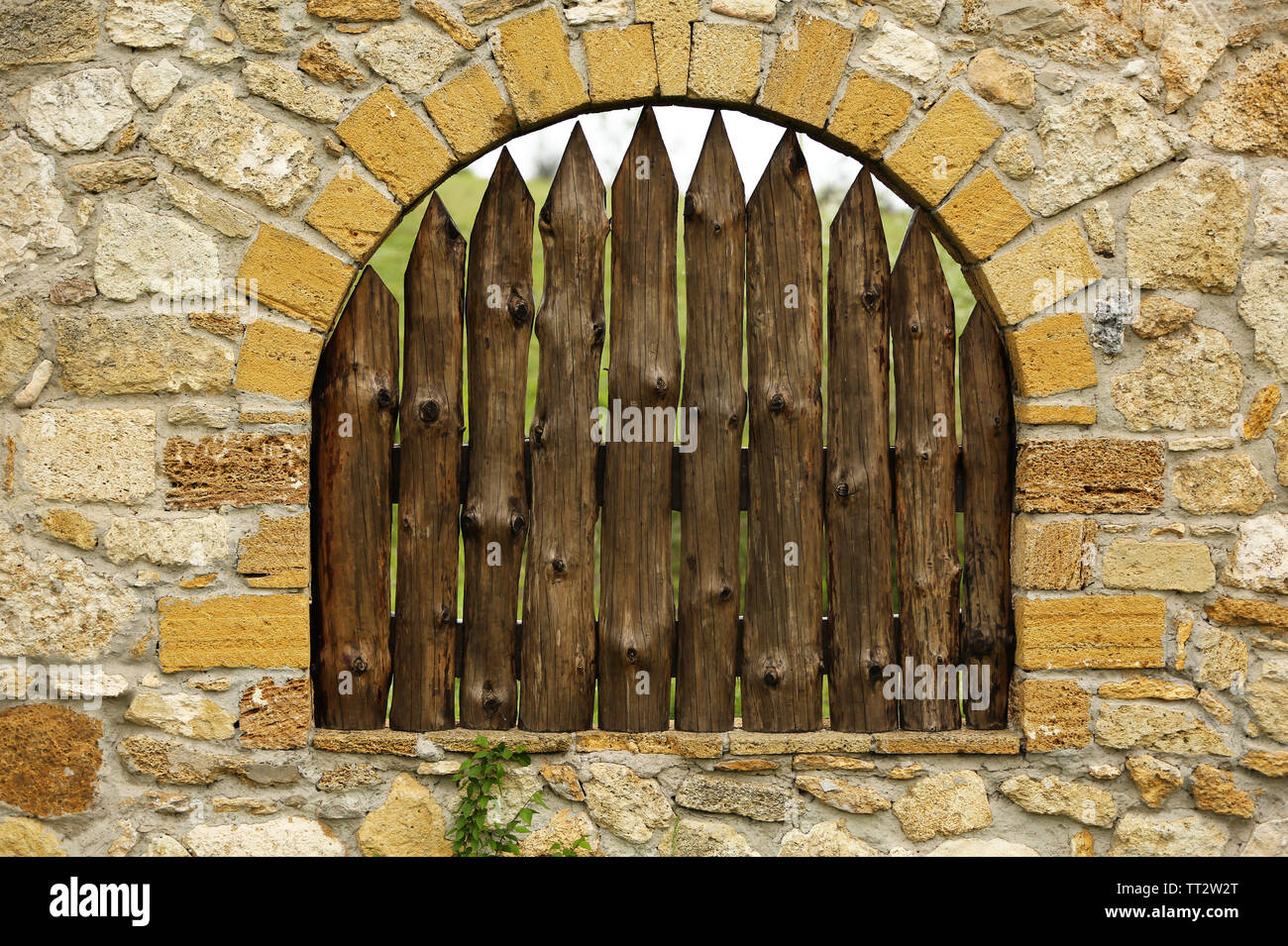 Old retro wooden window Stock Photo - Alamy