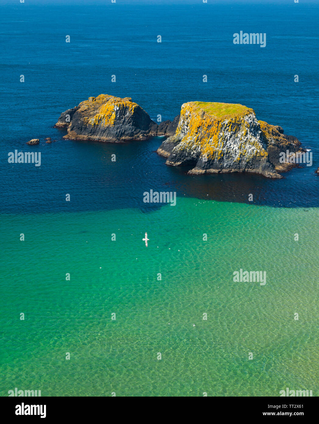 Carrick Island. Larrybane Bay. Causeway Coastal Route. Antrim County ...