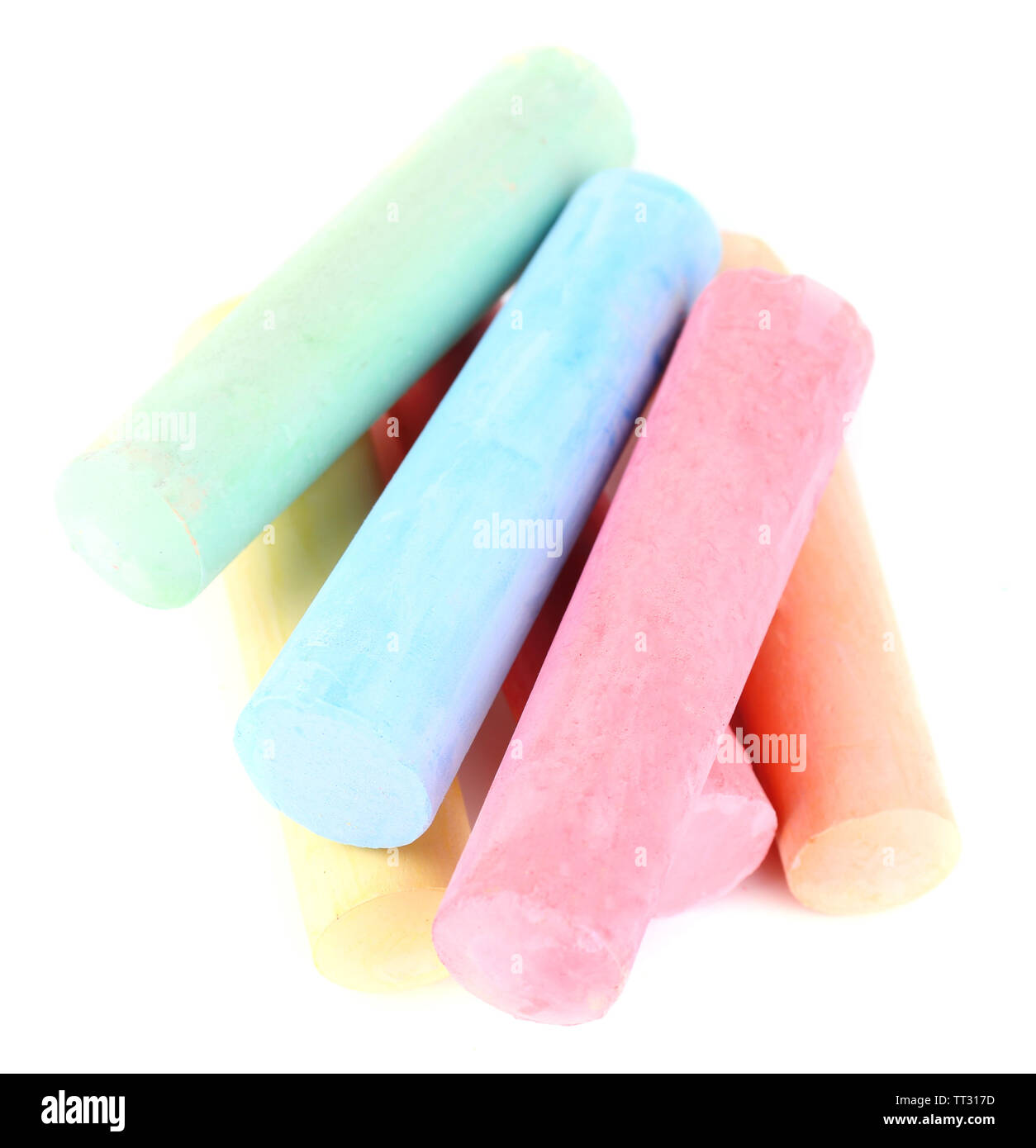 Piece chalk isolated on Cut Out Stock Images & Pictures - Alamy