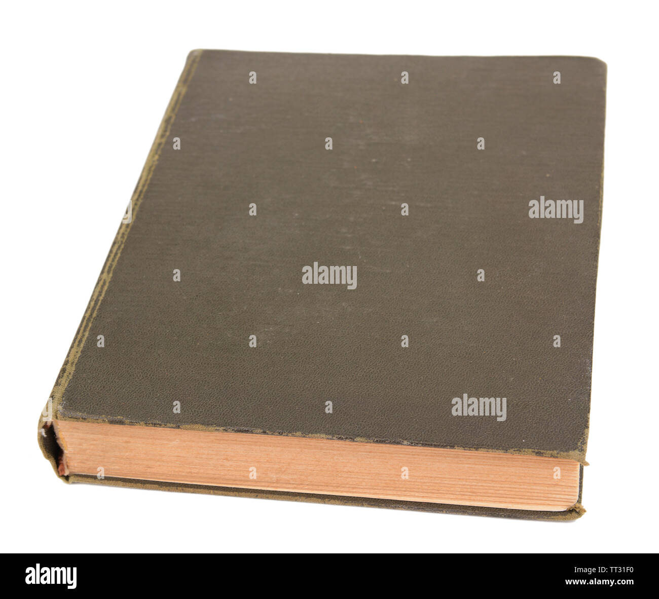 Old book isolated on white Stock Photo - Alamy