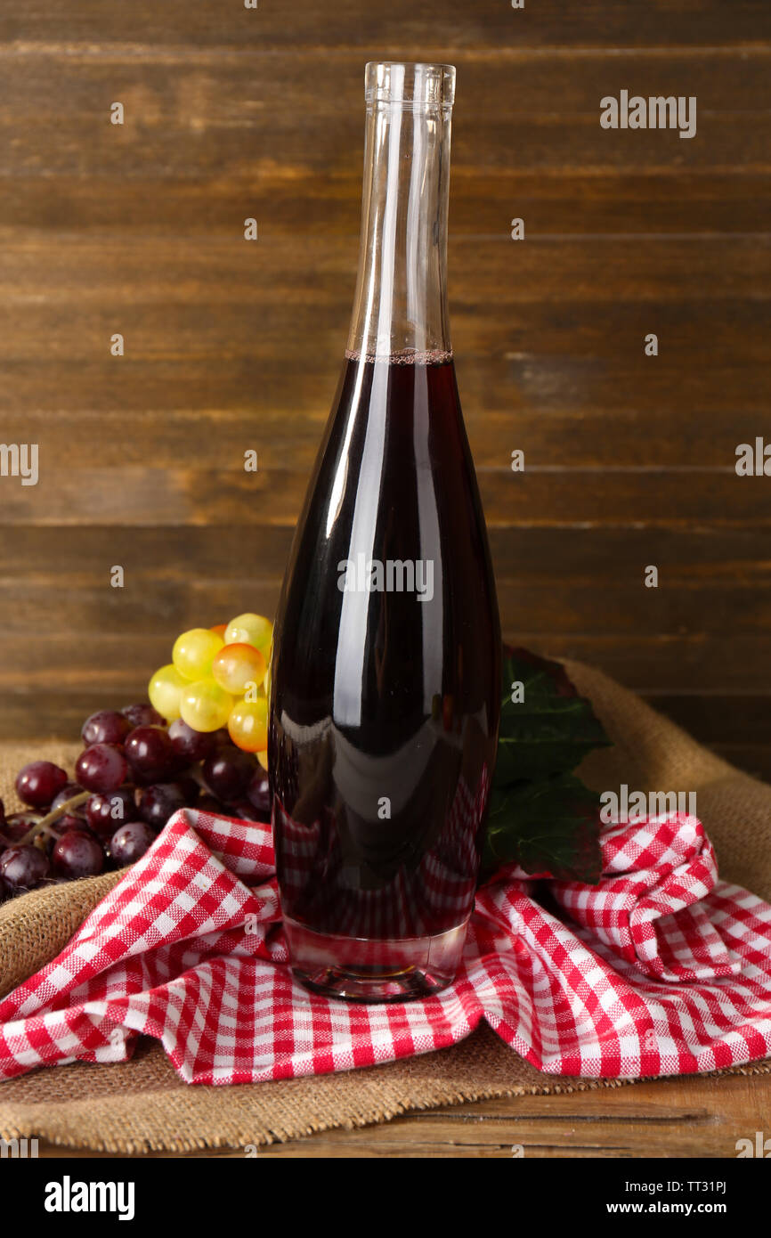 Beautiful still life with bottle of wine Stock Photo - Alamy