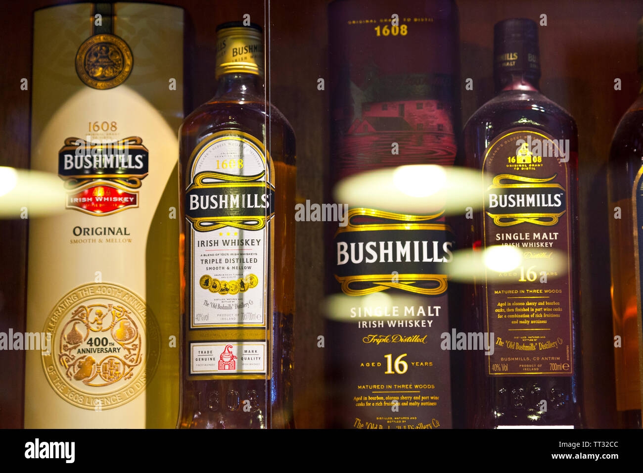 Old Bushmills Distillery. Bushmills Village. Causeway Coastal Route ...