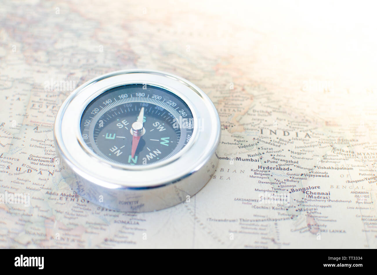 Old silk road map hi-res stock photography and images - Alamy