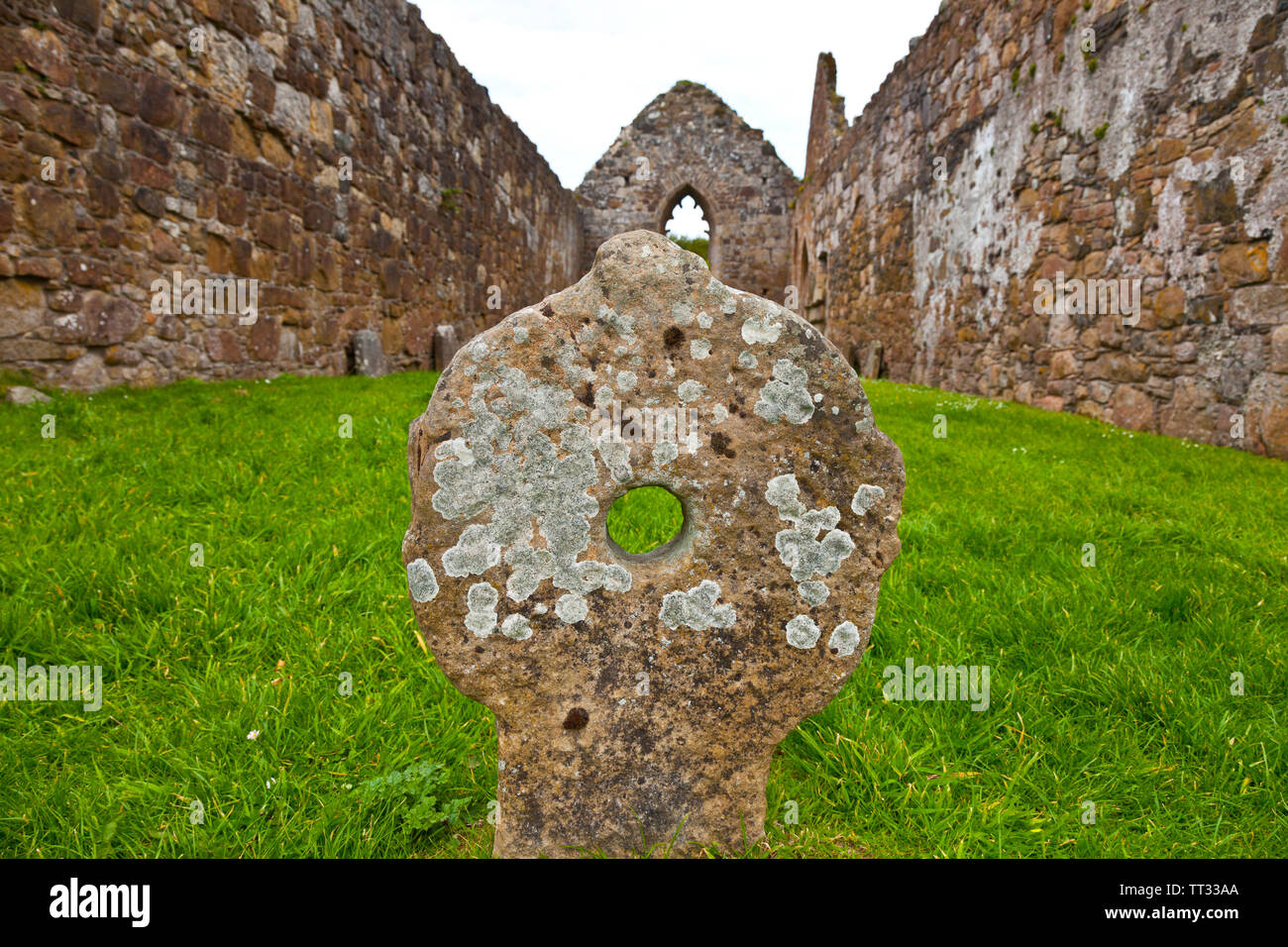 Julie MacQuillan grave. Bonamargy Friary. Ballycastle Village. Causeway ...