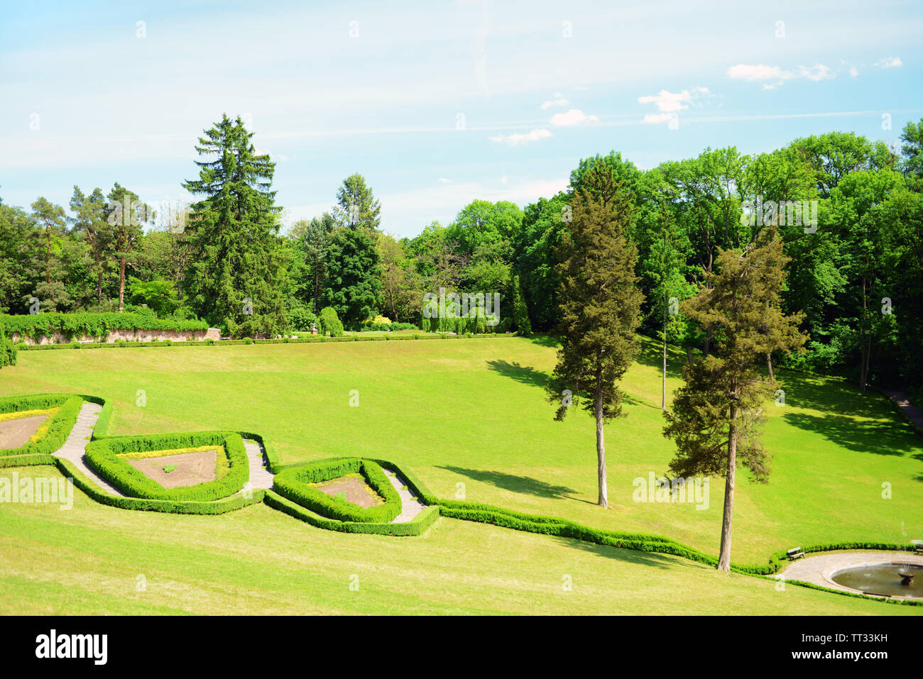Beautiful park outdoors Stock Photo - Alamy
