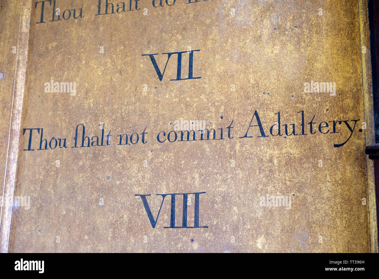 Thou Shalt Not Commit Adultery