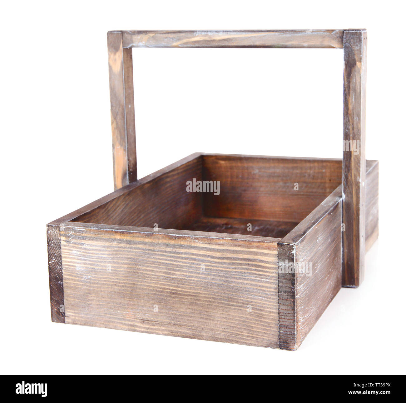 Wooden shipping crate open Cut Out Stock Images & Pictures - Alamy