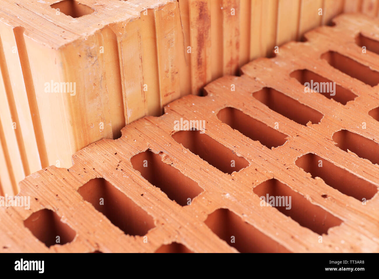 Brown bricks texture, close up Stock Photo - Alamy