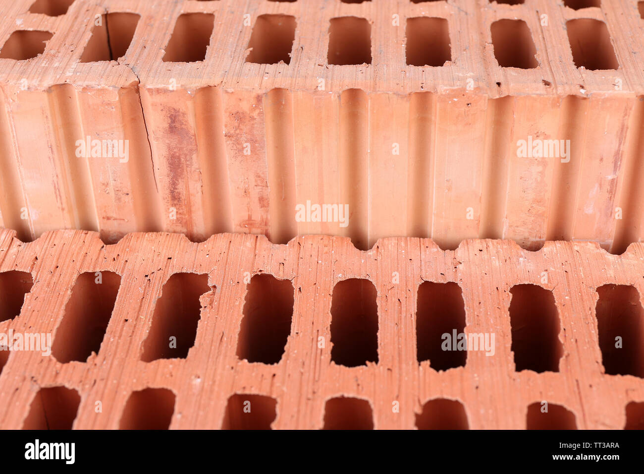Brown bricks texture, close up Stock Photo - Alamy